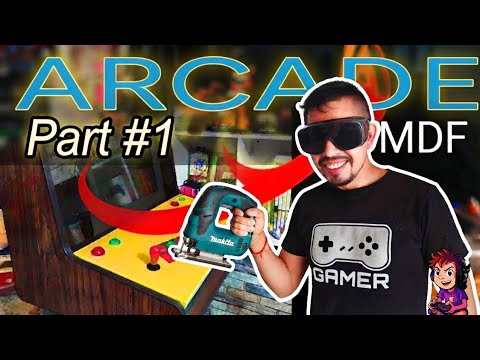 "Construyendo ARCADE🕹clásico desde la madera MDF - Parte 1" 👌 - YouTube