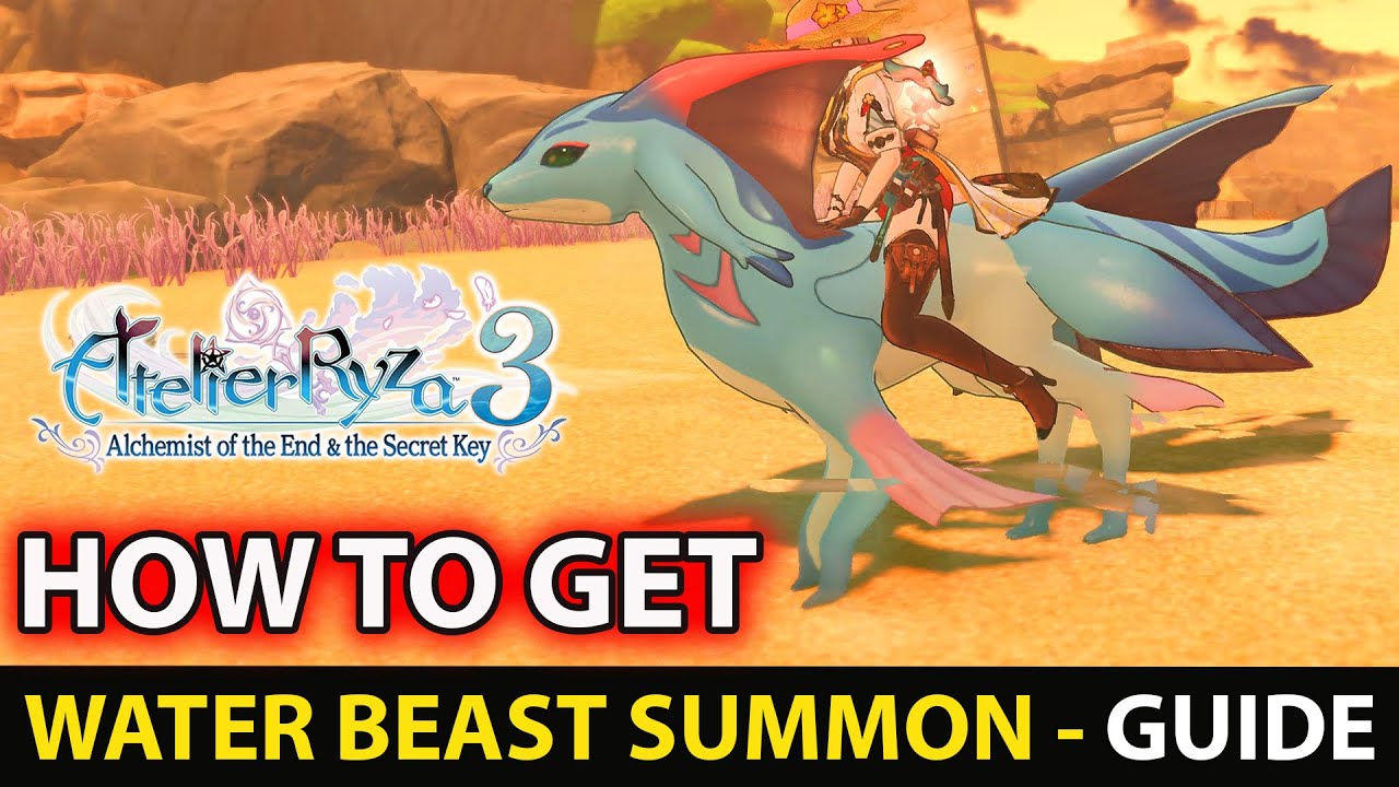 How To Get Water Beast Summon Guide مهمة جانبية | Atelier Ryza 3 - YouTube