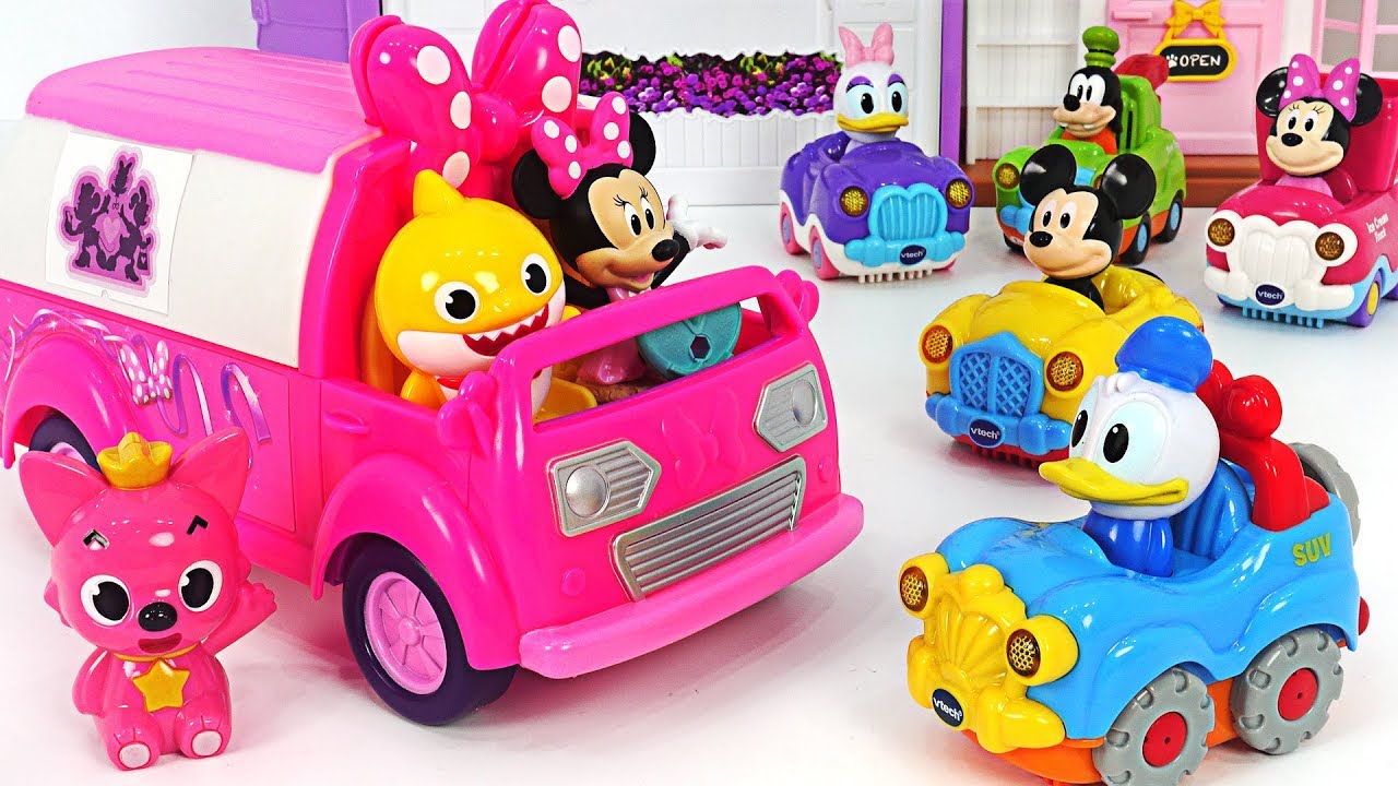 Let’s go~ Minnie’s Happy Helpers Van! Take Disney Friends to School! # ...
