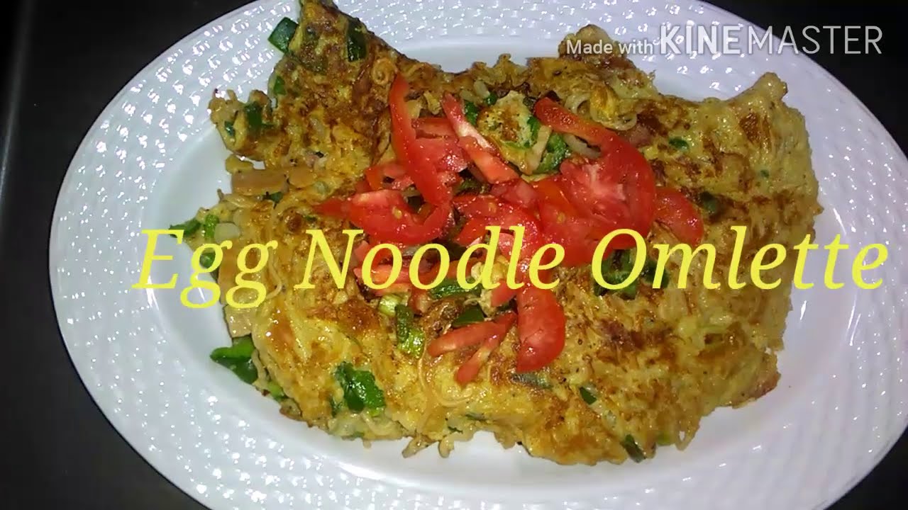 RAMEN NOODLE MEATY BREAKFAST EGG OMELETTE RECIPE VIDEO/ MELISSA'S ...