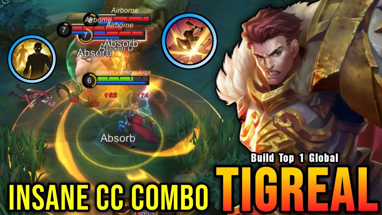 MVP Tank!! Insane CC Tigreal Perfect Flicker Combo - Build Top 1 Global Tigreal ~ MLBB - YouTube
