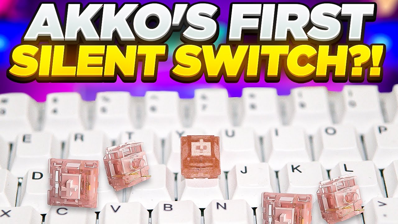 Akko's FIRST Silent Switch! | Akko Haze Pink Silent Switch Review - YouTube
