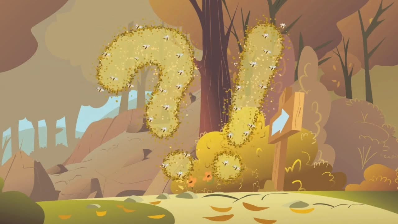 Rainbow Dash - Rainbow Dash hides from a swarm of bees - YouTube