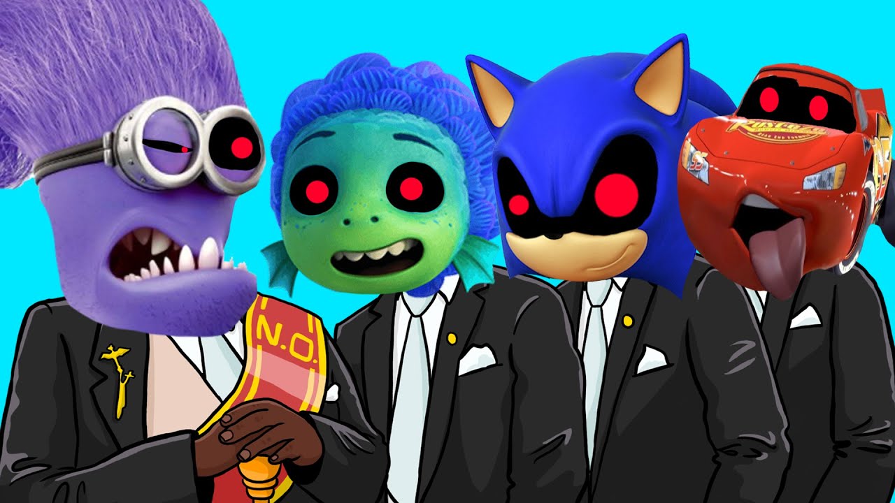 Funniest Minions.EXE & Luca 2021.EXE & Sonic.EXE & Cars.EXE - Coffin ...