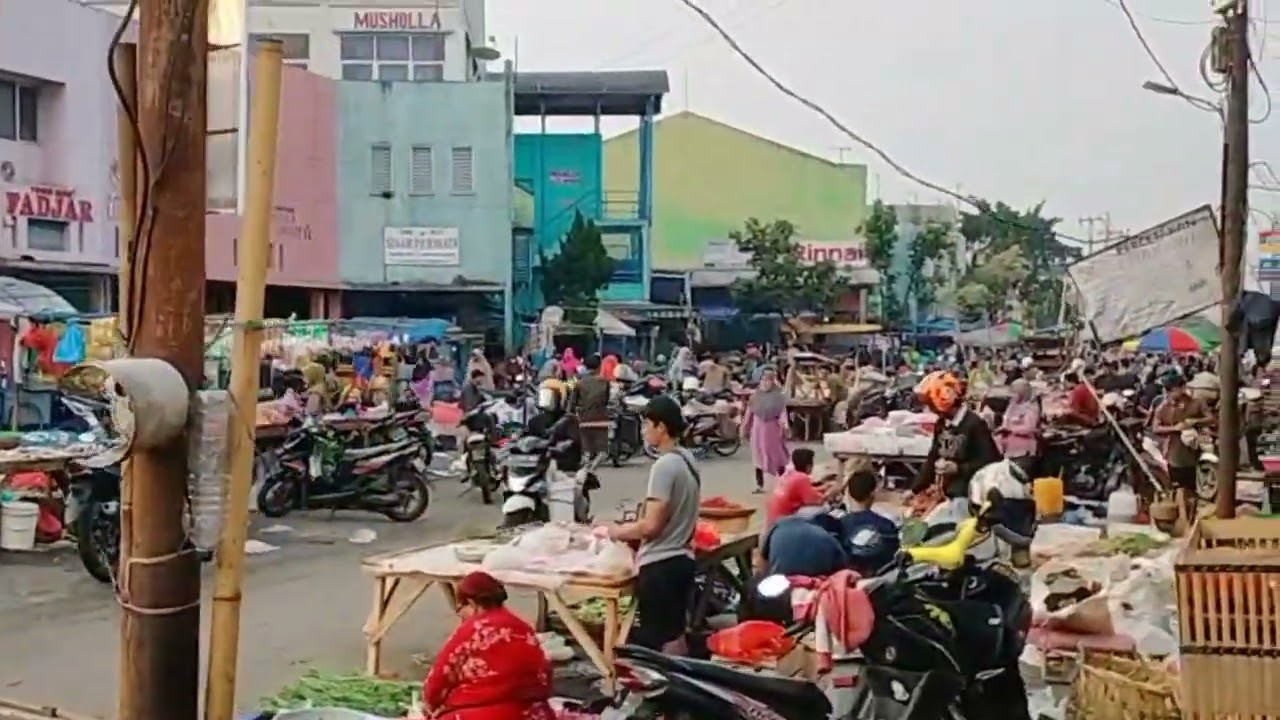 Pasar Pagi Pedagang Kaki Lima Rangkasbitung Youtube
