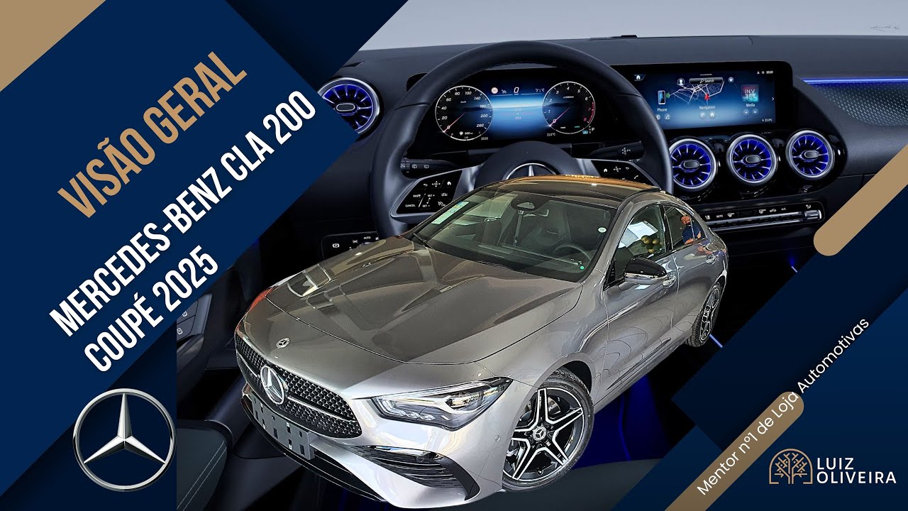 Visão geral | Mercedes-Benz CLA 200 Coupé 2025 - YouTube
