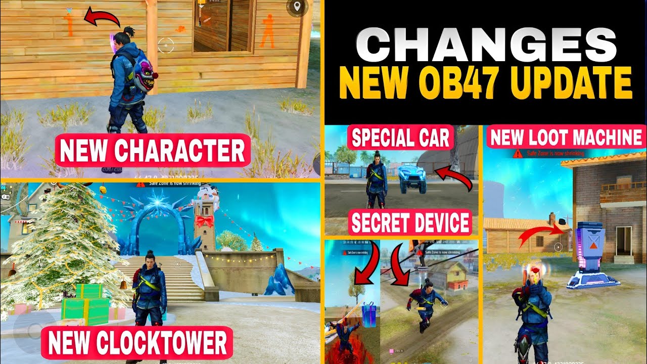 BIGGEST CHANGES IN NEW OB47 UPDATE | ADVANCE SERVER - GARENAFREE FIRE ...