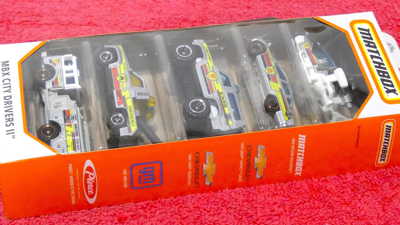 2023 Matchbox CITY DRIVERS II 5 Pack 70 Years Special Edition - YouTube