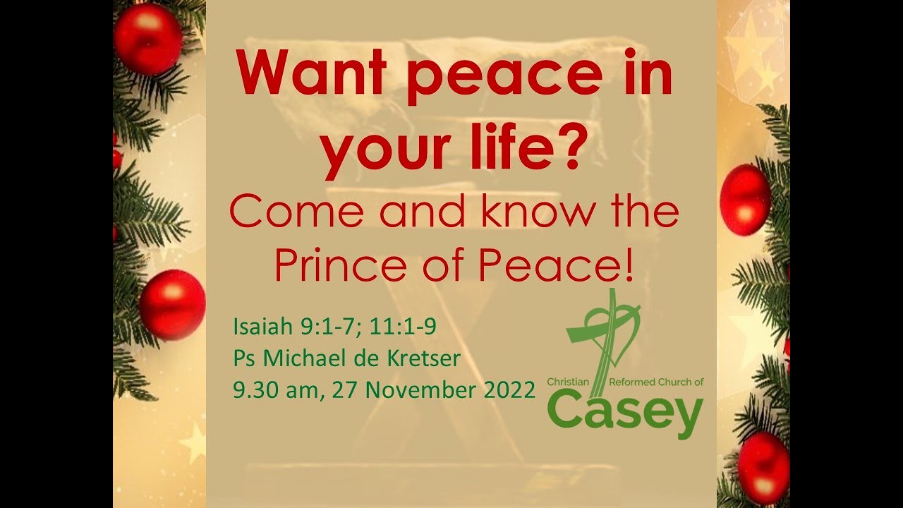 Christian Reformed Church of Casey Live Stream - YouTube