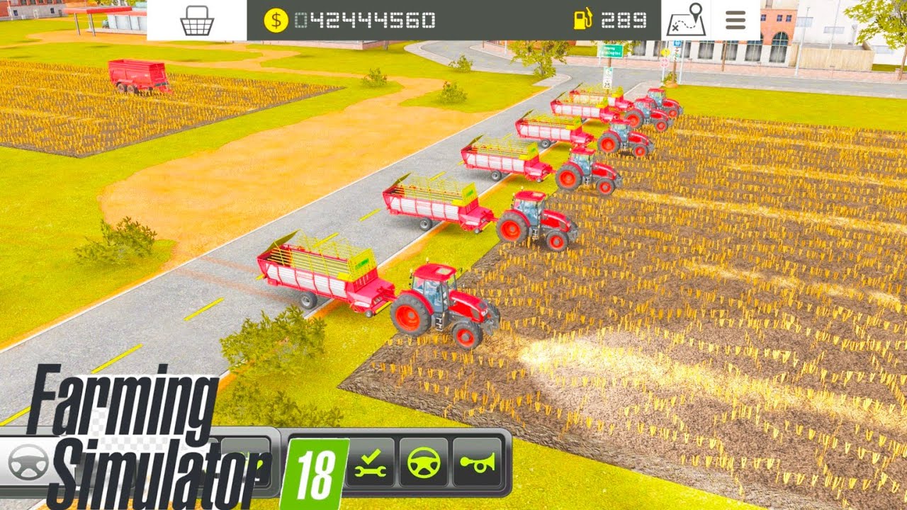 farming simulator 18 wheat grass cutting in farming simulator game 18 ...