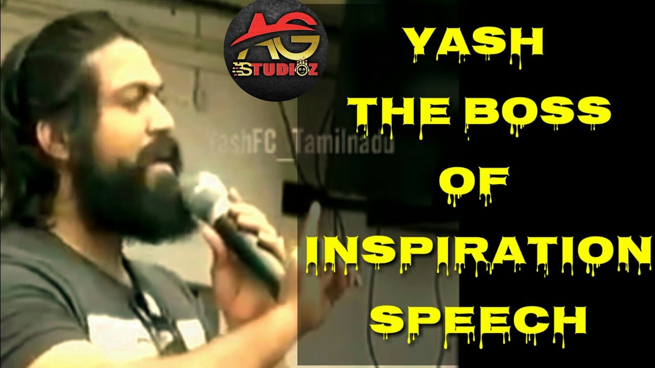Rocking Star Yash Inspirational Speech to Gathered Public Exclusive ...
