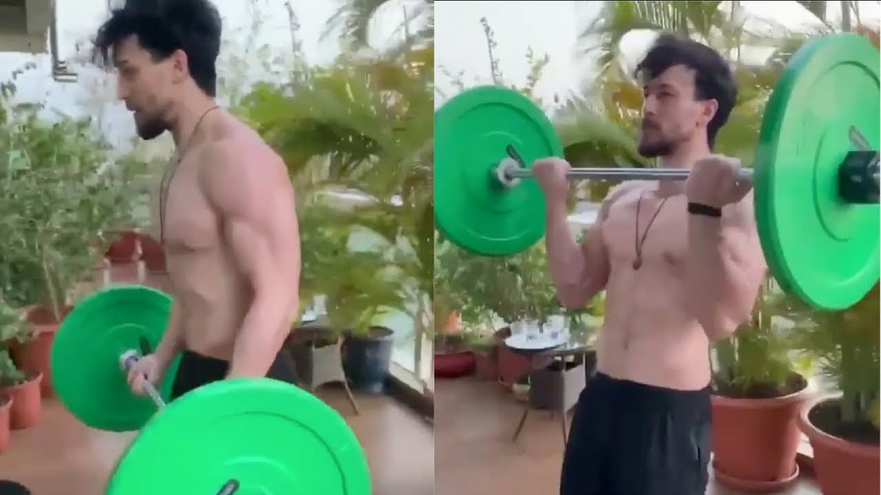 Tiger Shroff HARDC0RE biceps Workout Routine From Home | Fitness Freak ...