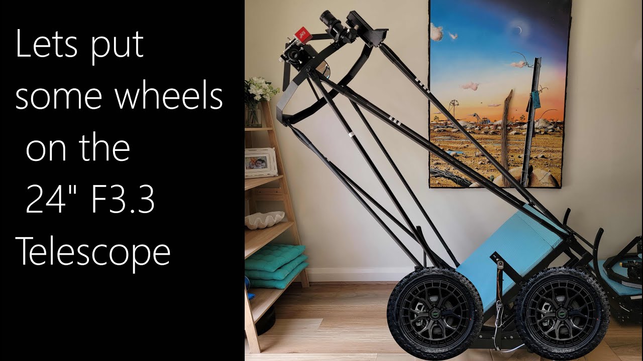Wheels for the 24" Telescope - YouTube