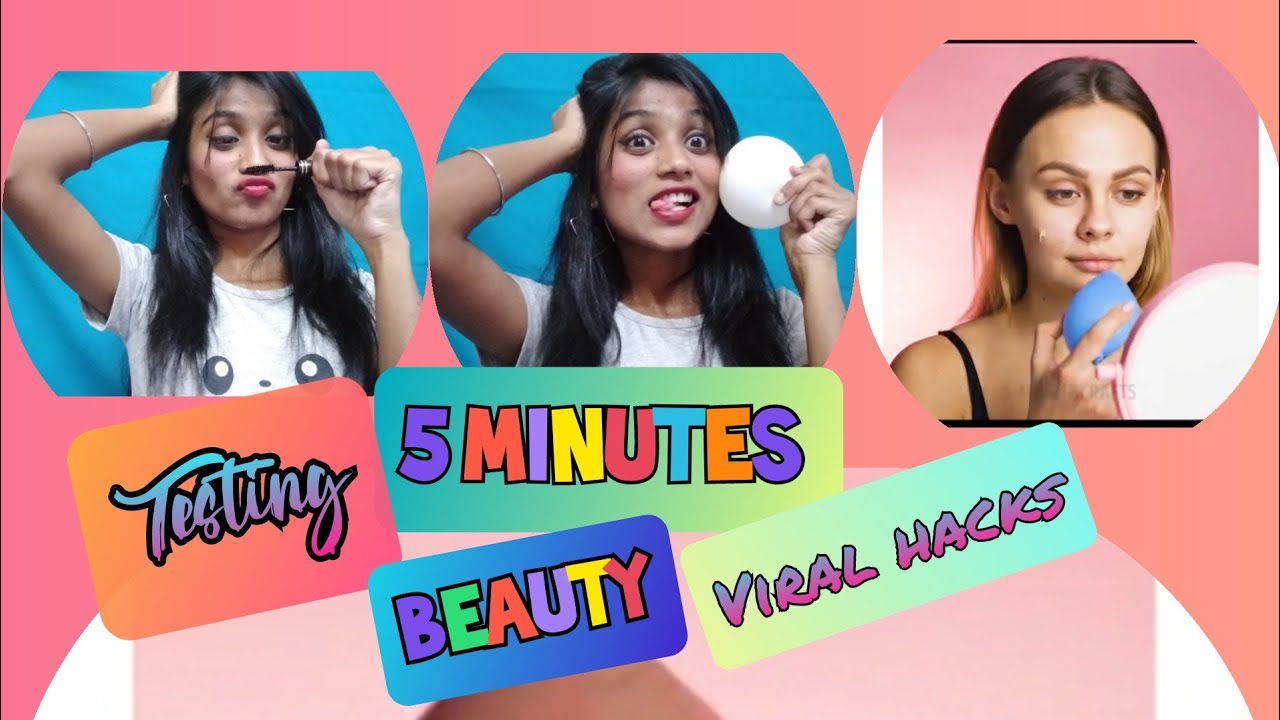 Testing Of 5 Minutes Viral Beauty 💄hacks By 5 Minutes Crafts Part 2