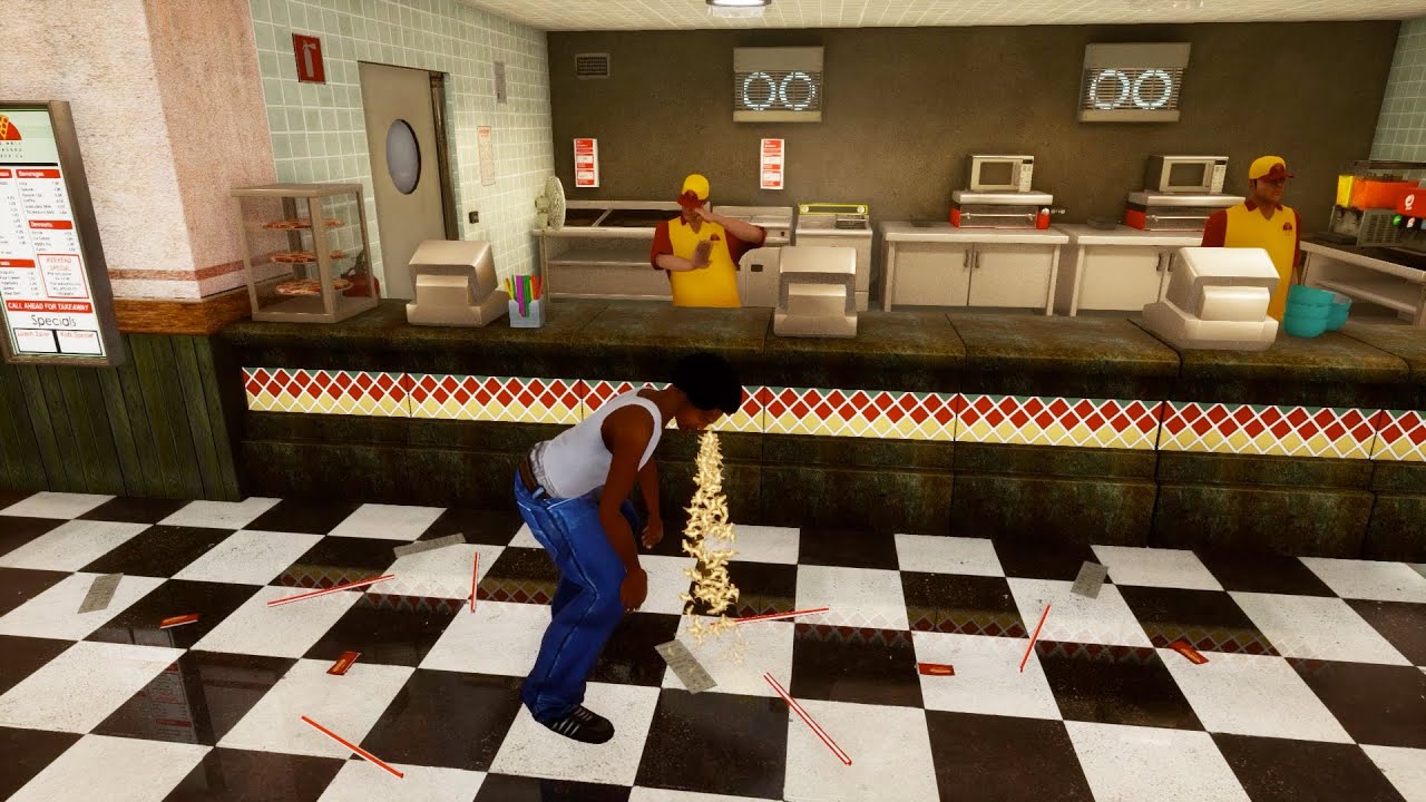 Remastered spewing a pizza - YouTube