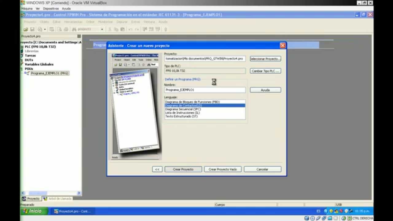 CONFIGURACION Y PROGRAMACION PLC PANASONIC FP0 - YouTube