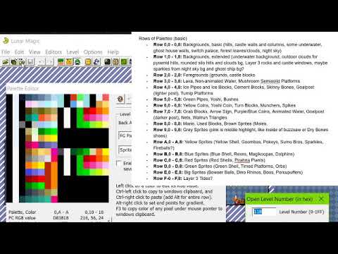 Lunar Magic Palette Tutorial! - YouTube