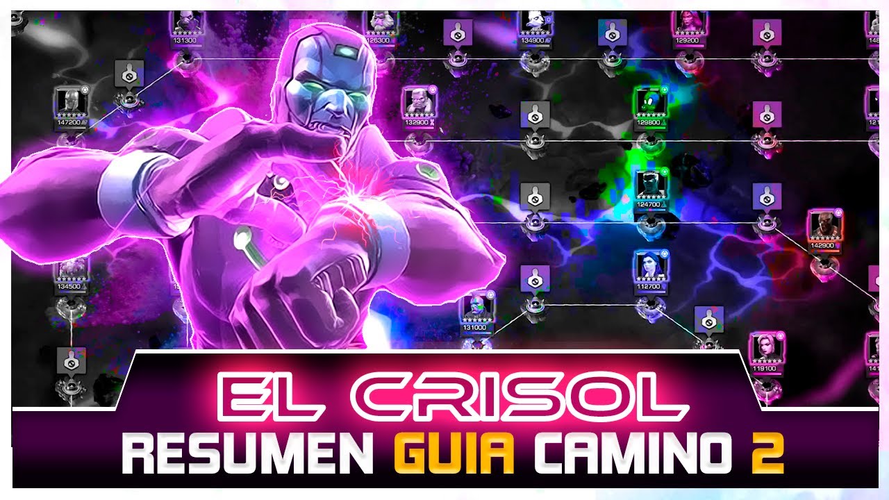GUIA CAMINO 2 de EL CRISOL y Campeones RECOMENDADOS | marvel batalla ...