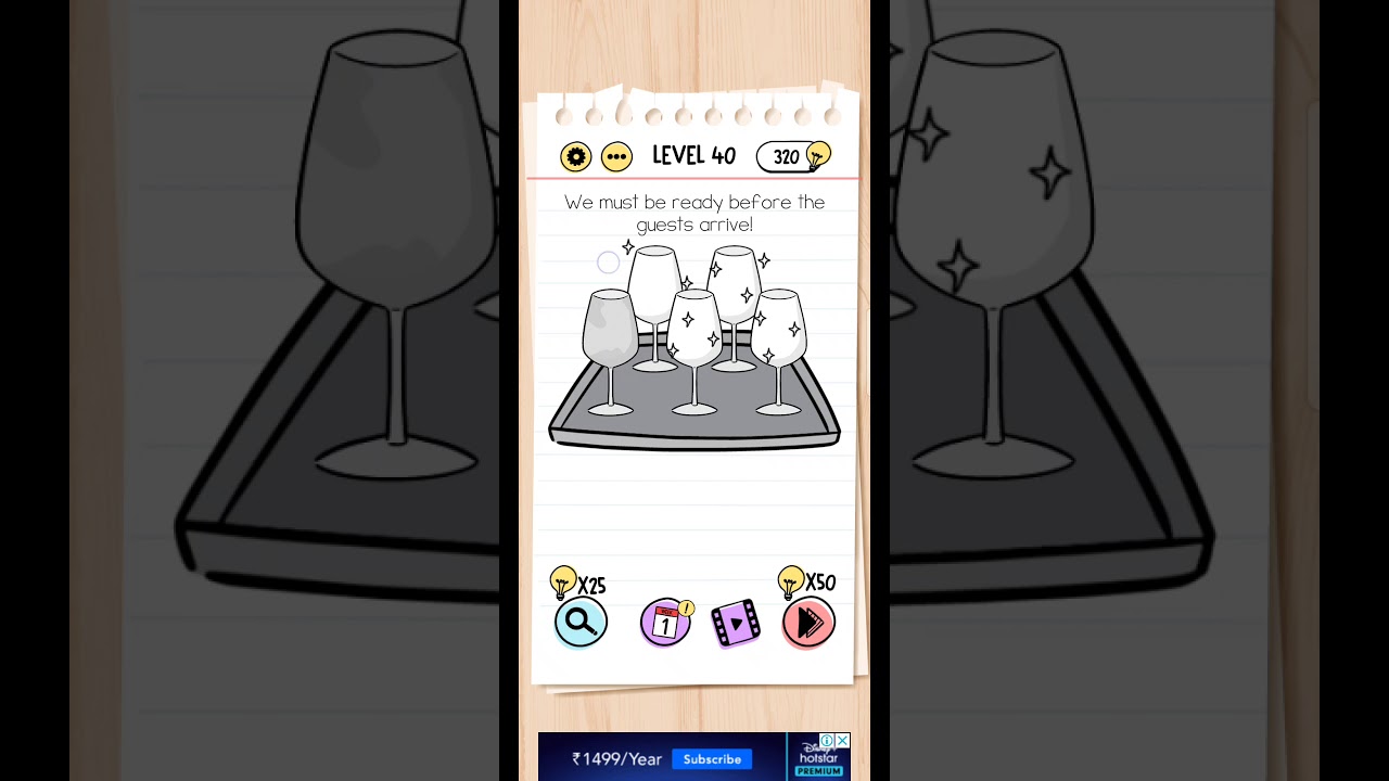 Brain Test Level 40 We must be ready before the guests arrive Answer ...