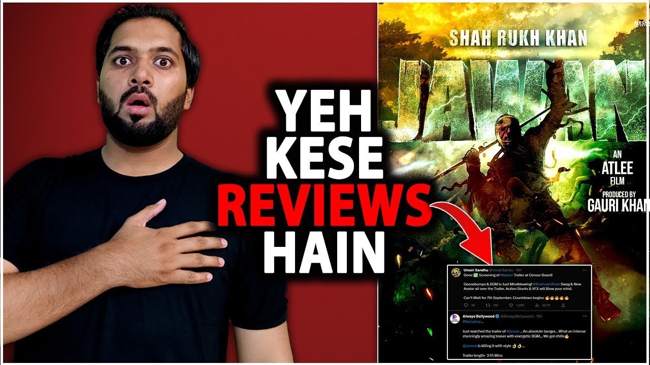 Jawan Prevue Review ｜ Jawan Trailer Review ｜ Shah Rukh Khan ｜Atlee ...