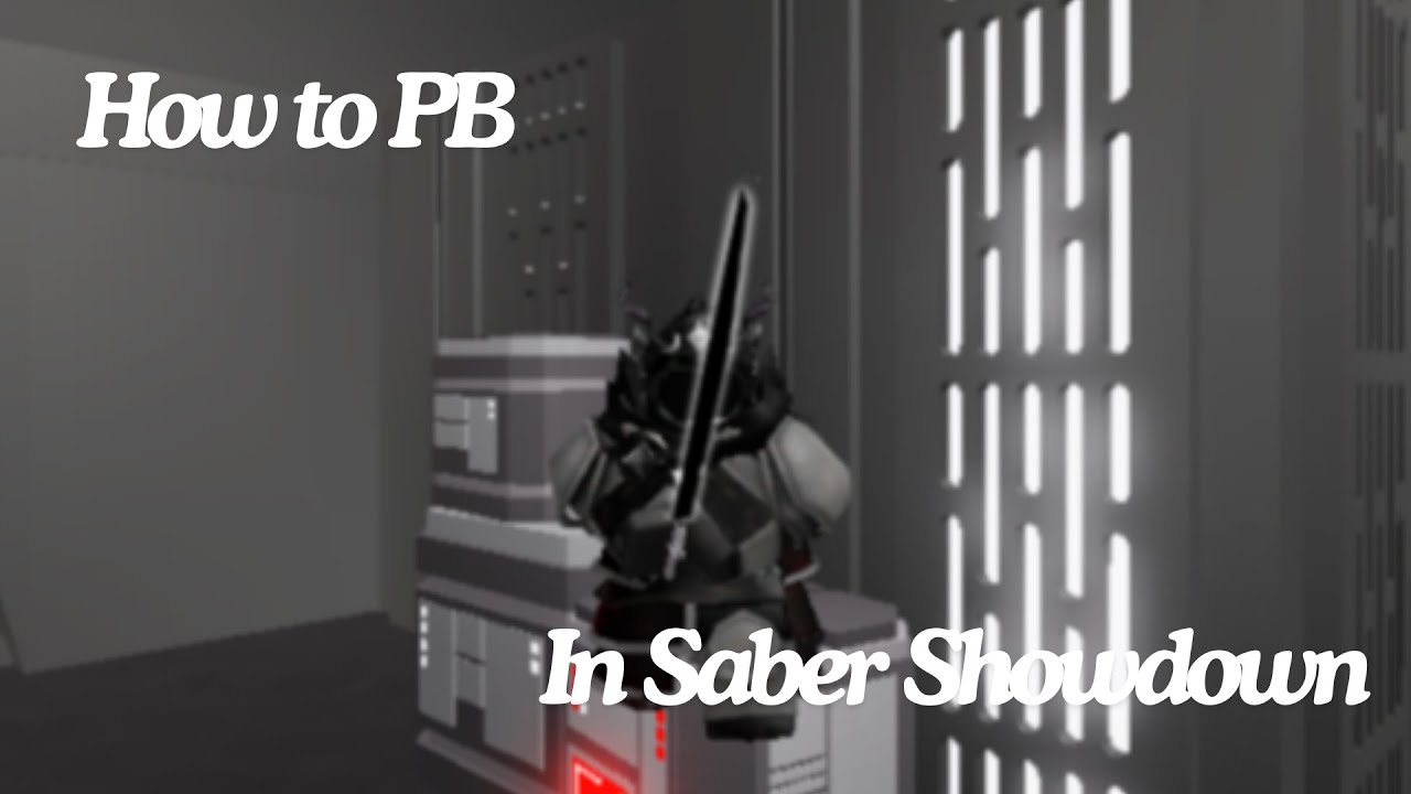How to PB in Saber Showdown | Roblox - Mobile - YouTube