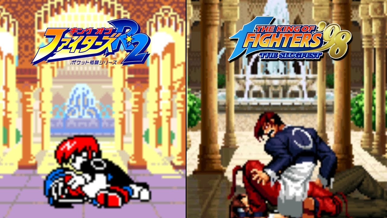 킹오브 파이터즈 R-2 VS 킹오브 파이터즈 98 초필살기 비교 모음, KOF R2 게임비기, 고전게임 King of ...