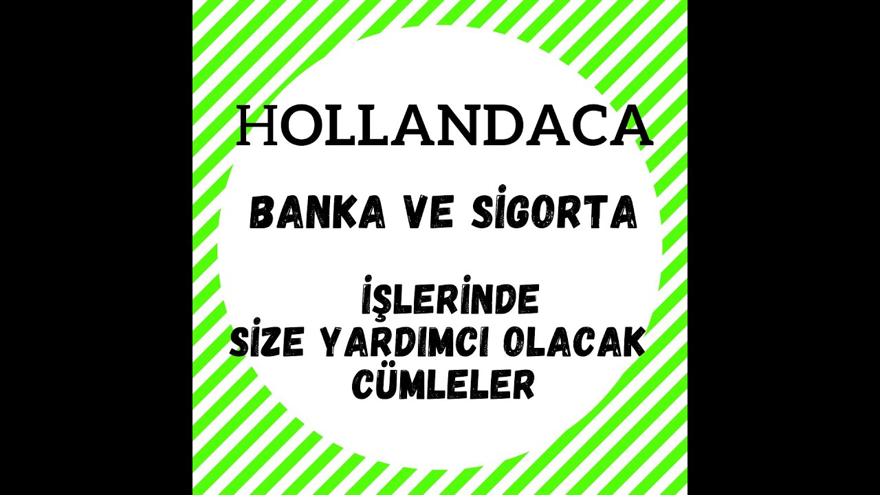 NT2 - BANKA - SİGORTA Kelime ve cümleleri #NT2 - YouTube
