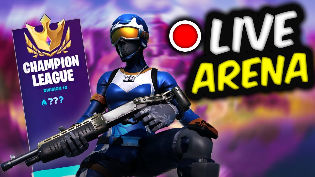 🔴 Fortnite LIVE Arena! 10k Arena Point Grind!⚡ (Fortnite Battle Royale ...
