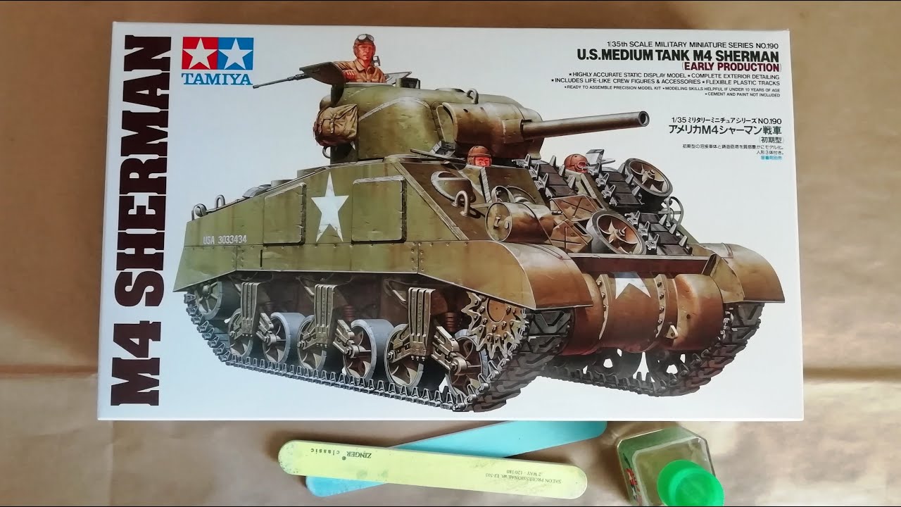 Классический M4 Sherman от Tamiya (35190) - на что смотреть в первую ...