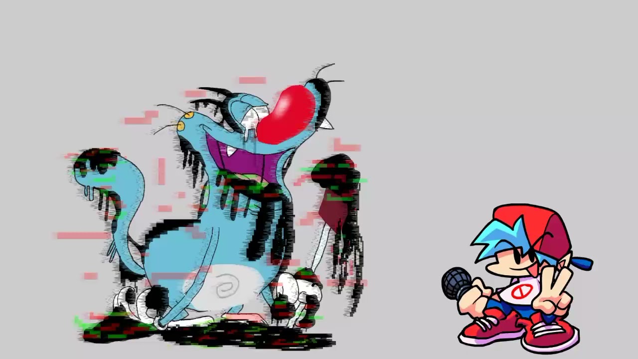 New pibby Oggy fnf vs Oggy the cockroaches v2 Come Learn With the Pibby ...