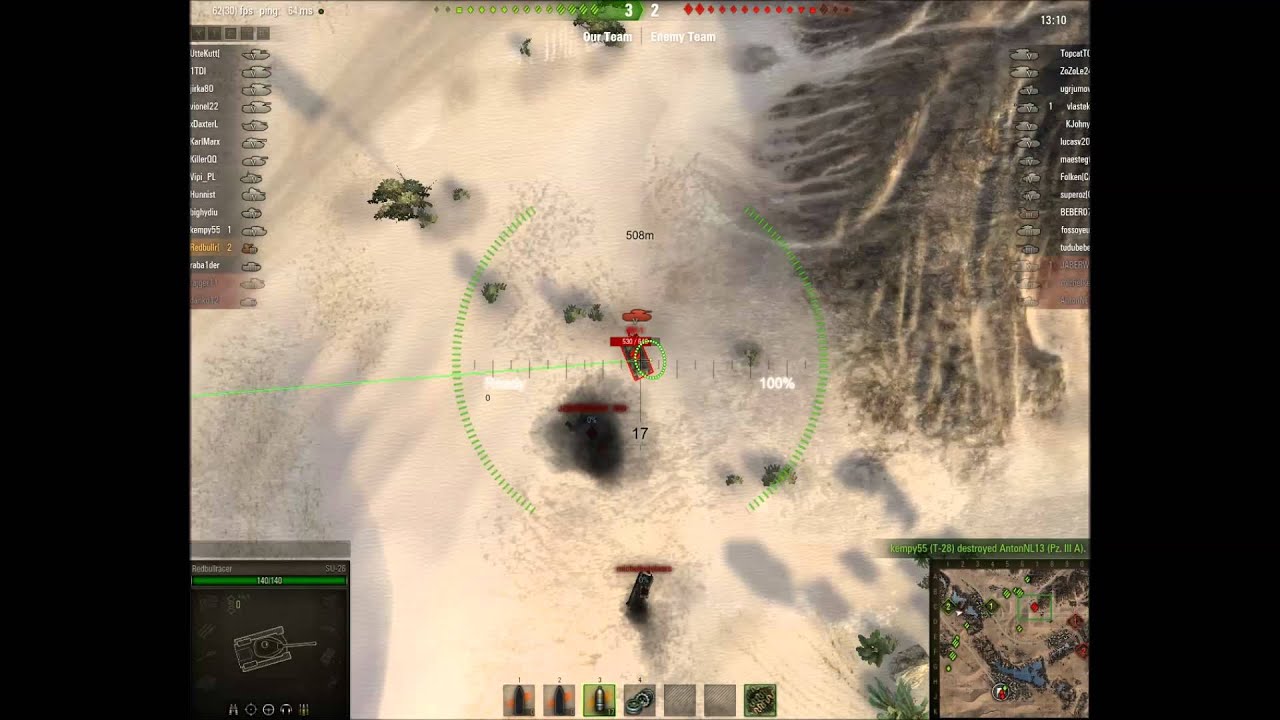 SU-26 SPG Doing it's thing on World Of Tanks - YouTube