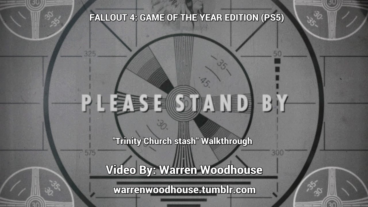 FALLOUT 4 (PS5) - "Trinity Church stash" Walkthrough - YouTube
