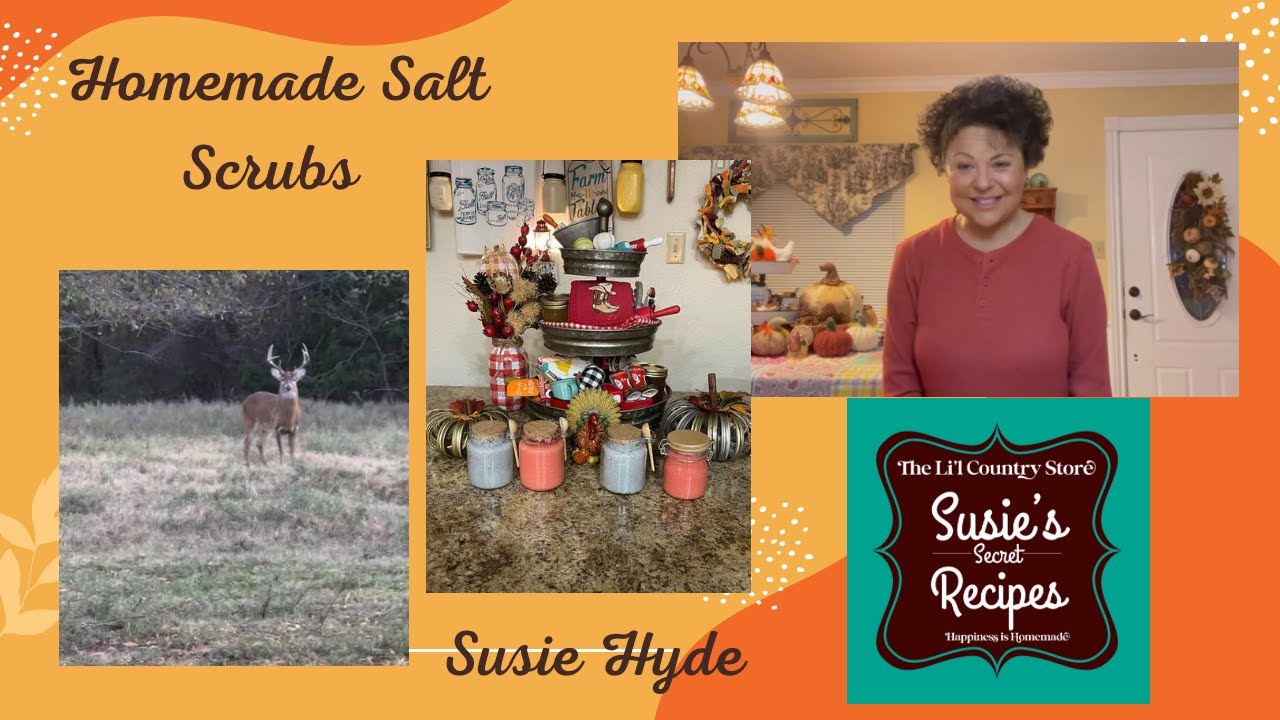 Homemade Salt Scrub - YouTube