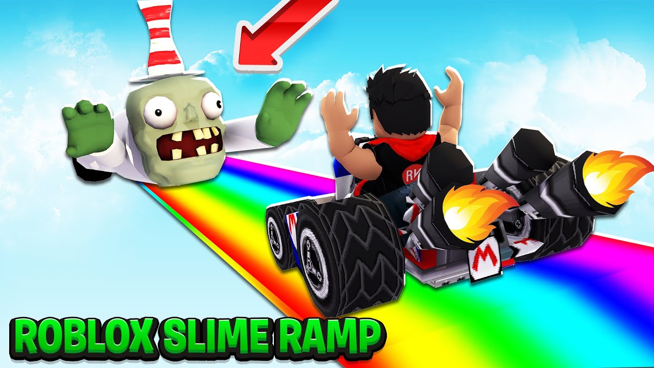 MÉGA RAMPE IMPOSSIBLE AVEC LE Dr. ZOMBIE 😨 Slime Ramp Roblox - YouTube