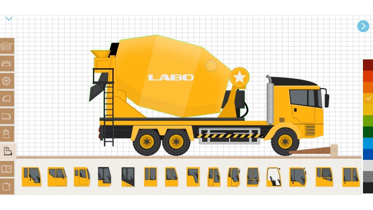 Labo Construction Truck | Cement Mixer Truck - YouTube