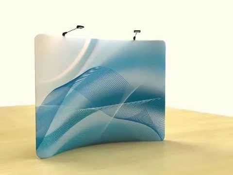 SuperWall curved display wall - YouTube