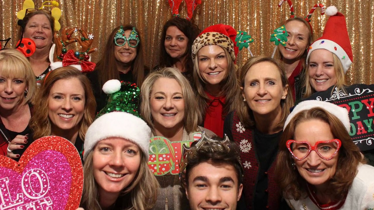 Christmas Holiday Party Photo Booth Rental - YouTube