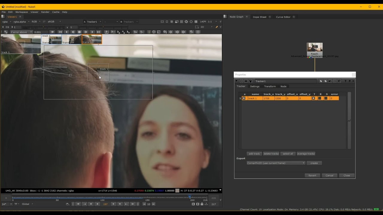 Nuke Tracker tutorial - Hướng dẫn thay thế màn hình (screen replacement ...