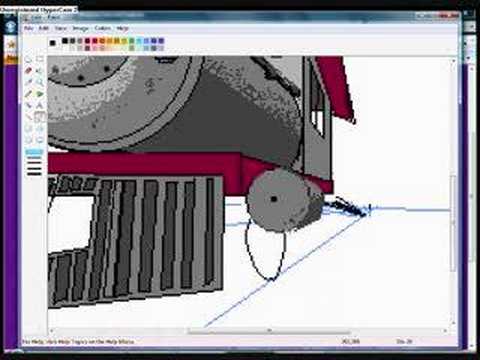 Cool train in MS paint - YouTube