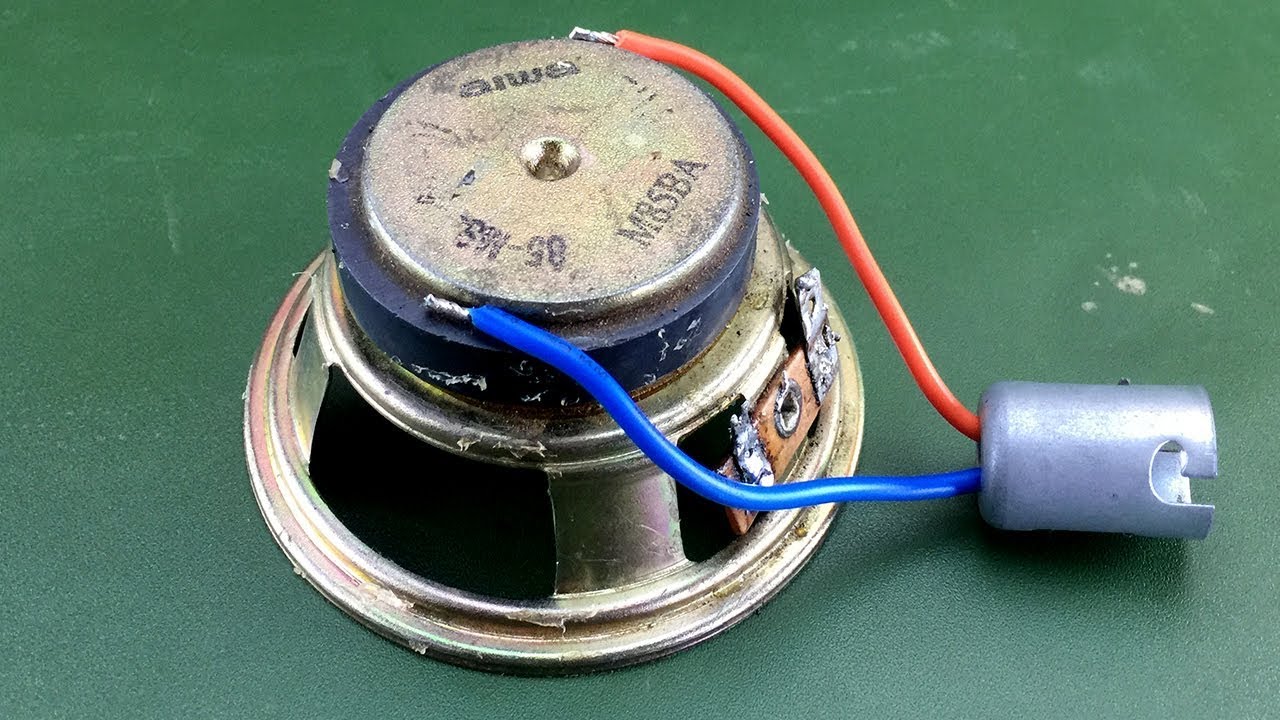 Science School Project Electric Generator Using Speaker Magnet 100% ...