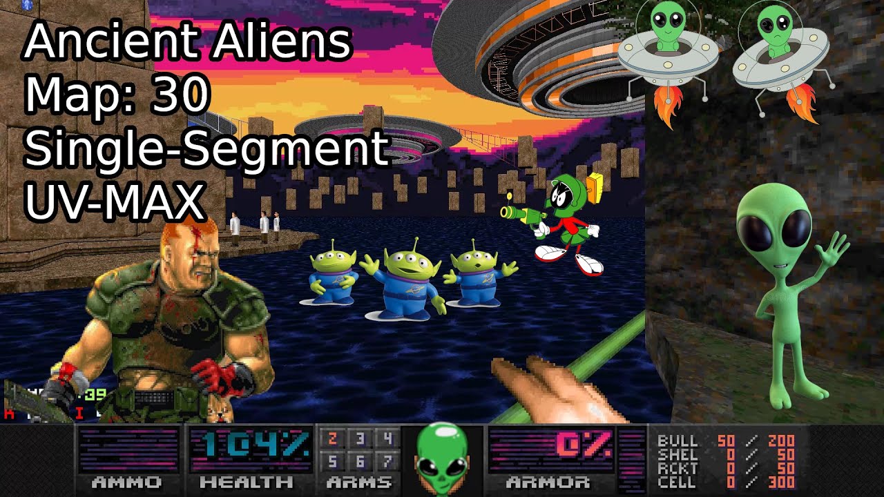 Ancient Aliens Map 30 "The End" UV MAX [DOOM II] - YouTube