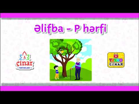 Papi əlifba öyrənir. P hərfi