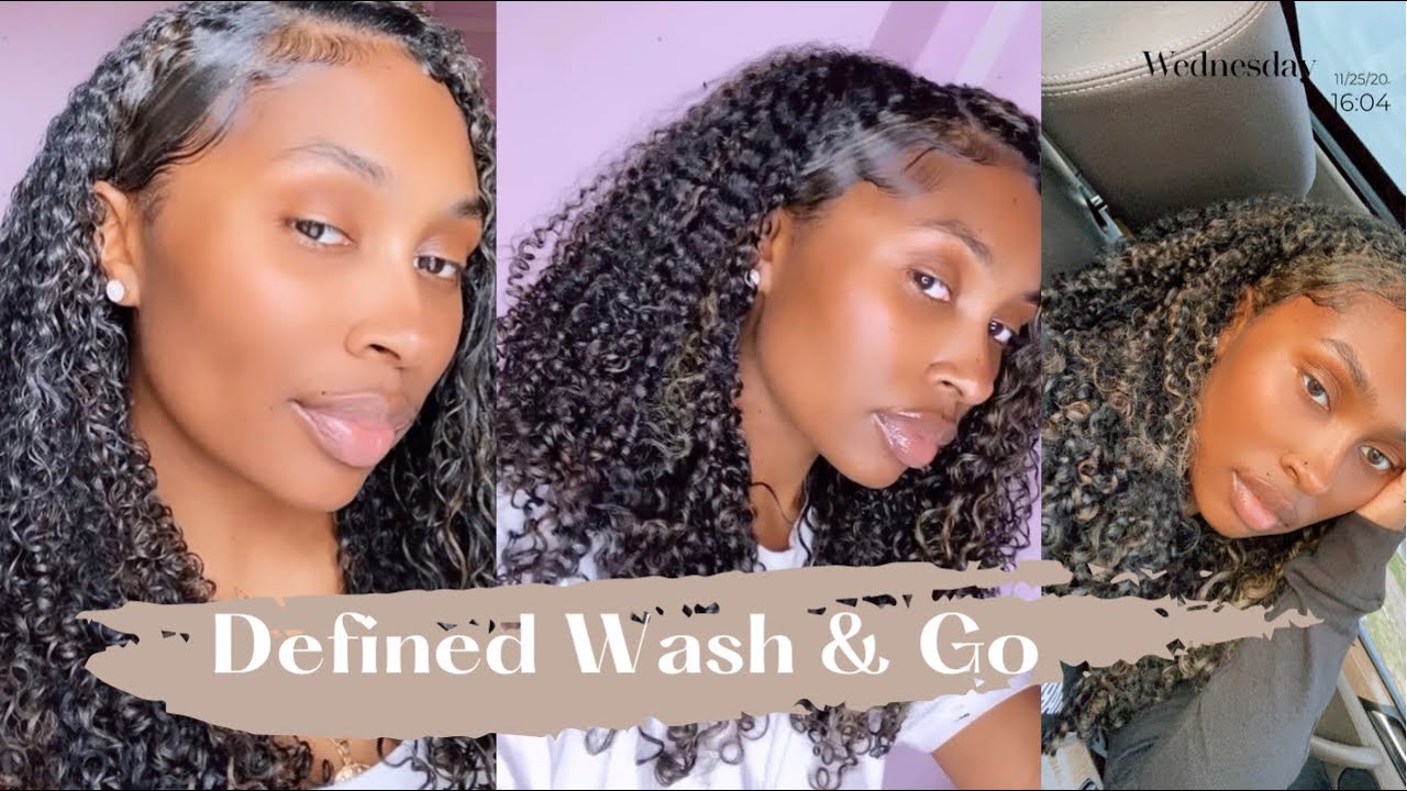 WASH & GO FOR THE BEST DEFINITION | SHINGLE METHOD - YouTube