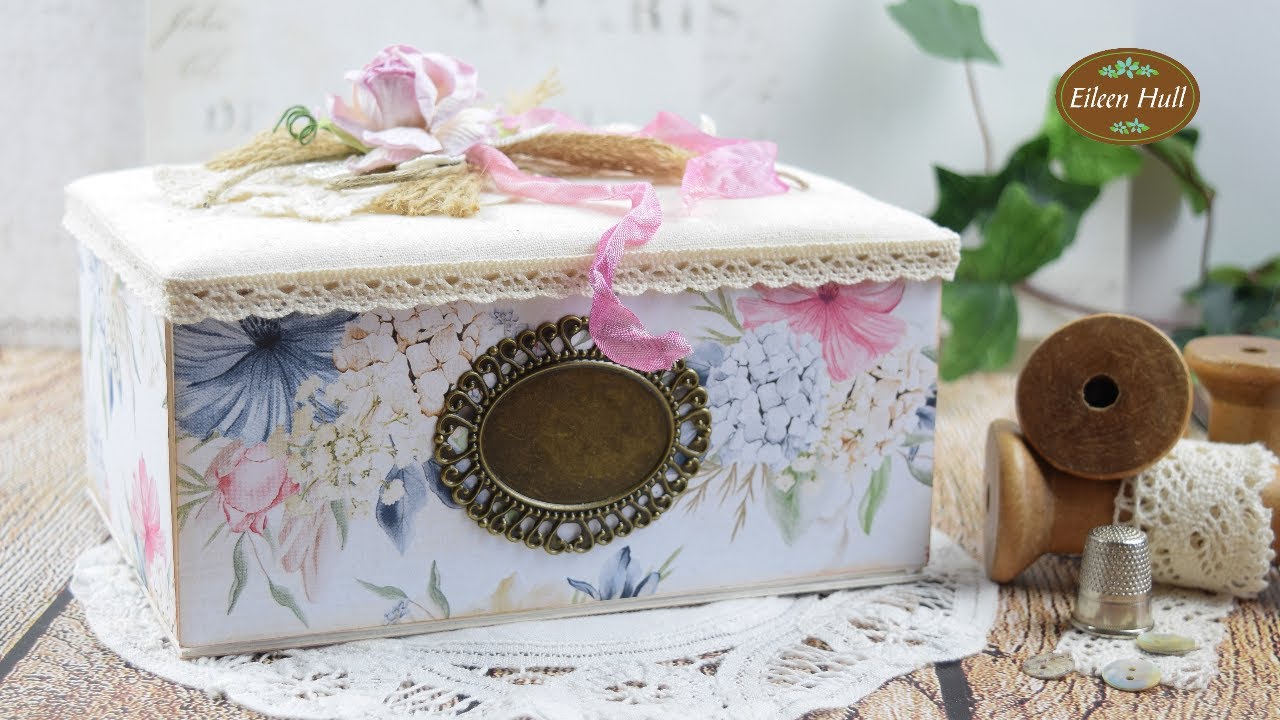 Padded Linen Top Box - YouTube