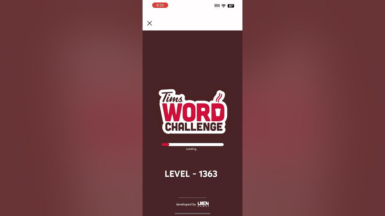 Level 1363, Tims 1363, Tims Word 1363, Tims Word Challenge 1363, 2025 Tims Word Challenge Level ...