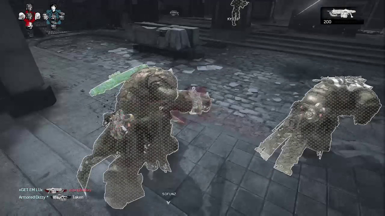 Theron Sentinel Gameplay (GoW 4) - YouTube