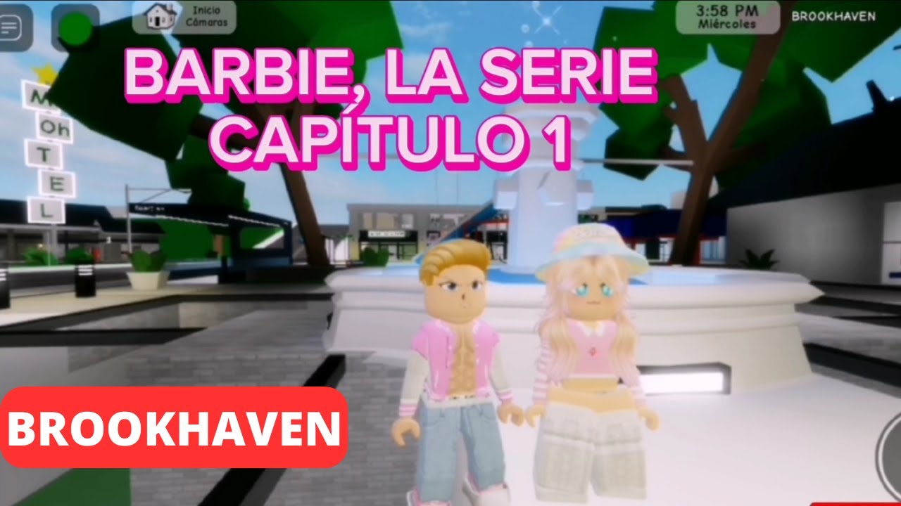 BARBIE, LA SERIE. Barbie y Ken llegan a Brookhaven. CAPÍTULO 1 #roblox ...