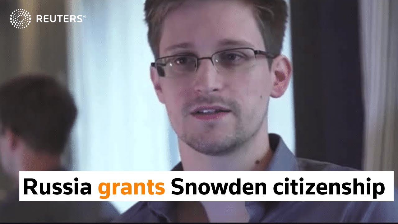 Russia grants Edward Snowden citizenship - YouTube