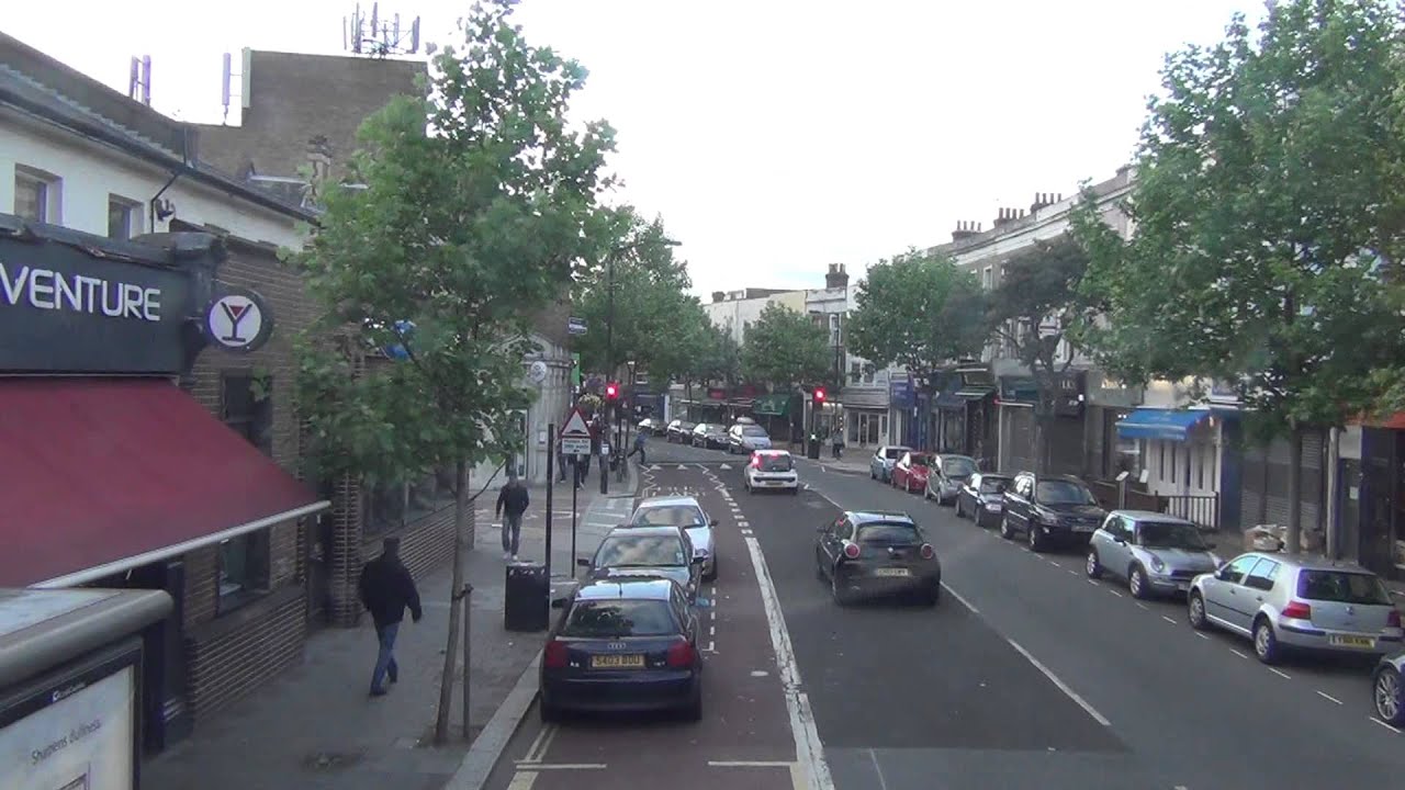 (HD) Full Visual Of Bus Route 185 Lewisham Station To Victoria Station ...