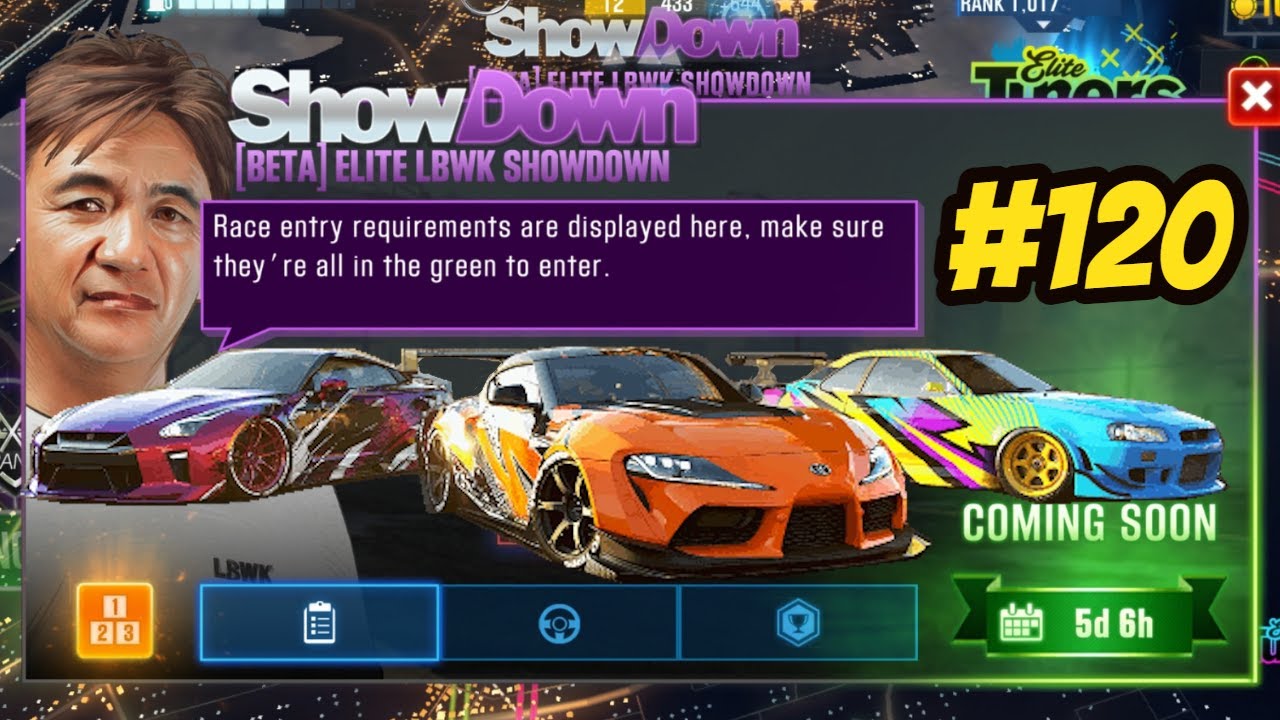 CSR2 | ELITE LBWK SHOWDOWN SEASON 120 | Top 5 Fastest Cars, Tunes ...